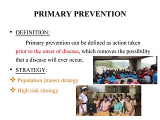 Health promotionand levels of prevention | PPTX