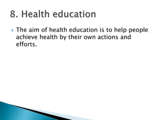 Health promotion and maintenance | PPTX