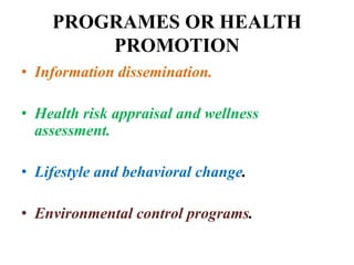 Health promotion and Prevention of disease SSS.pptx
