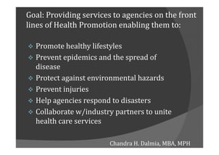 Health Promotion Champion | PPT