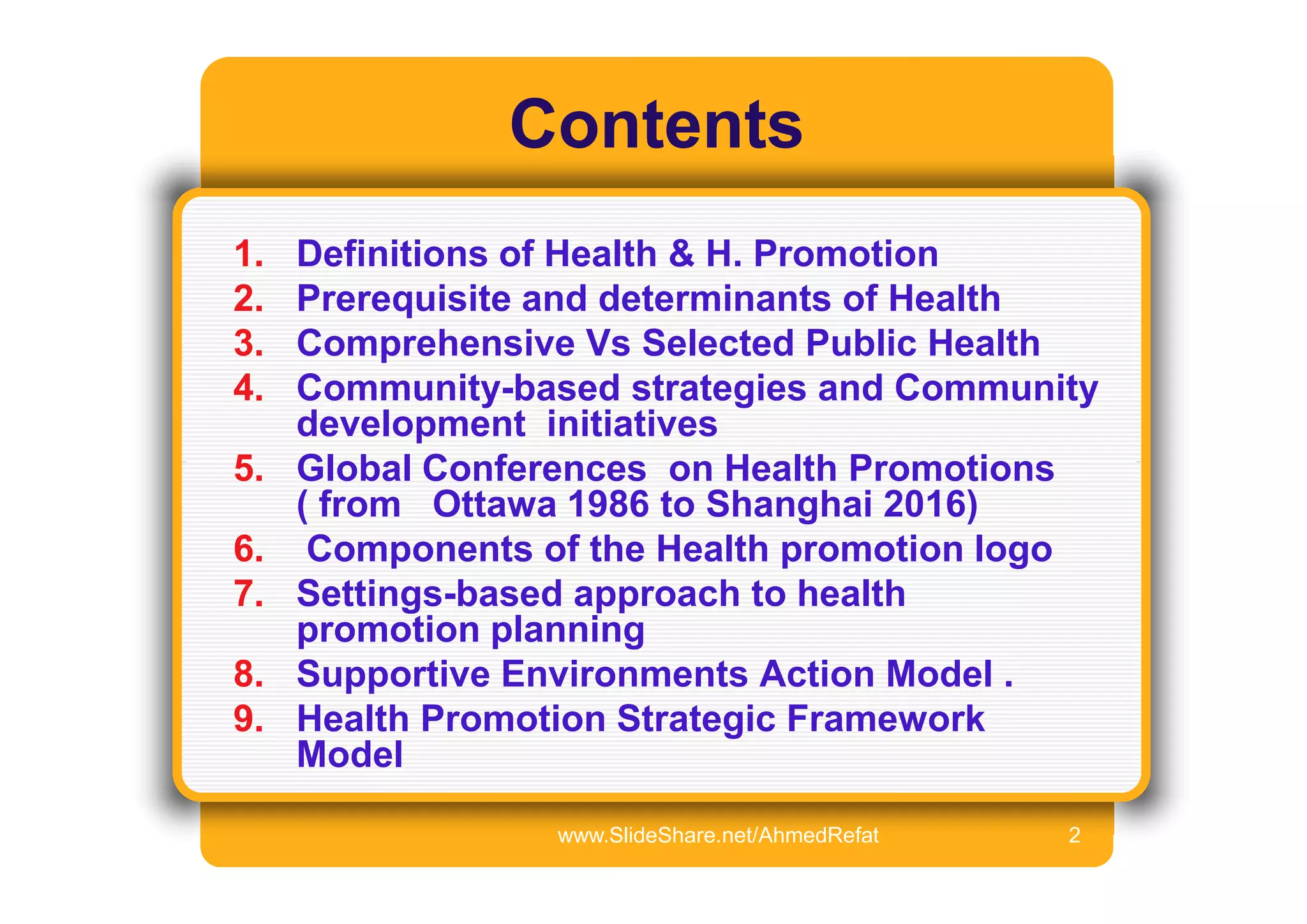Health promotion conferences 30 years | PDF