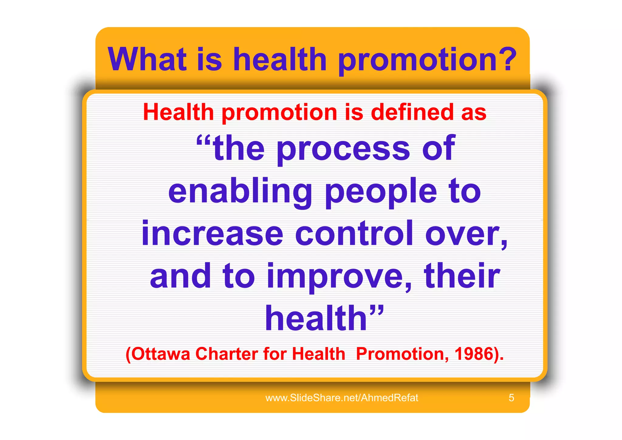 Health promotion conferences 30 years | PDF