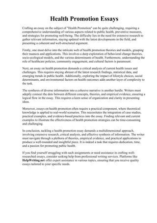 Health Promotion Essays.pdf