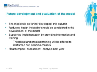 Health Impact Assessment | PPTX