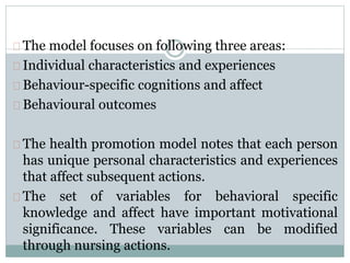Health promotion model | PPTX