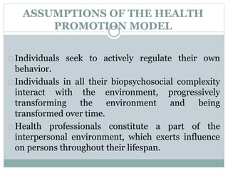 Health promotion model | PPTX