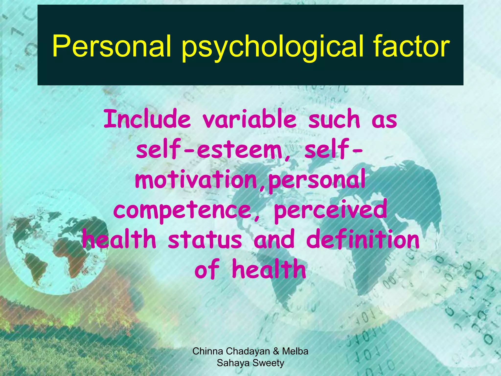 Health promotion model | PPT