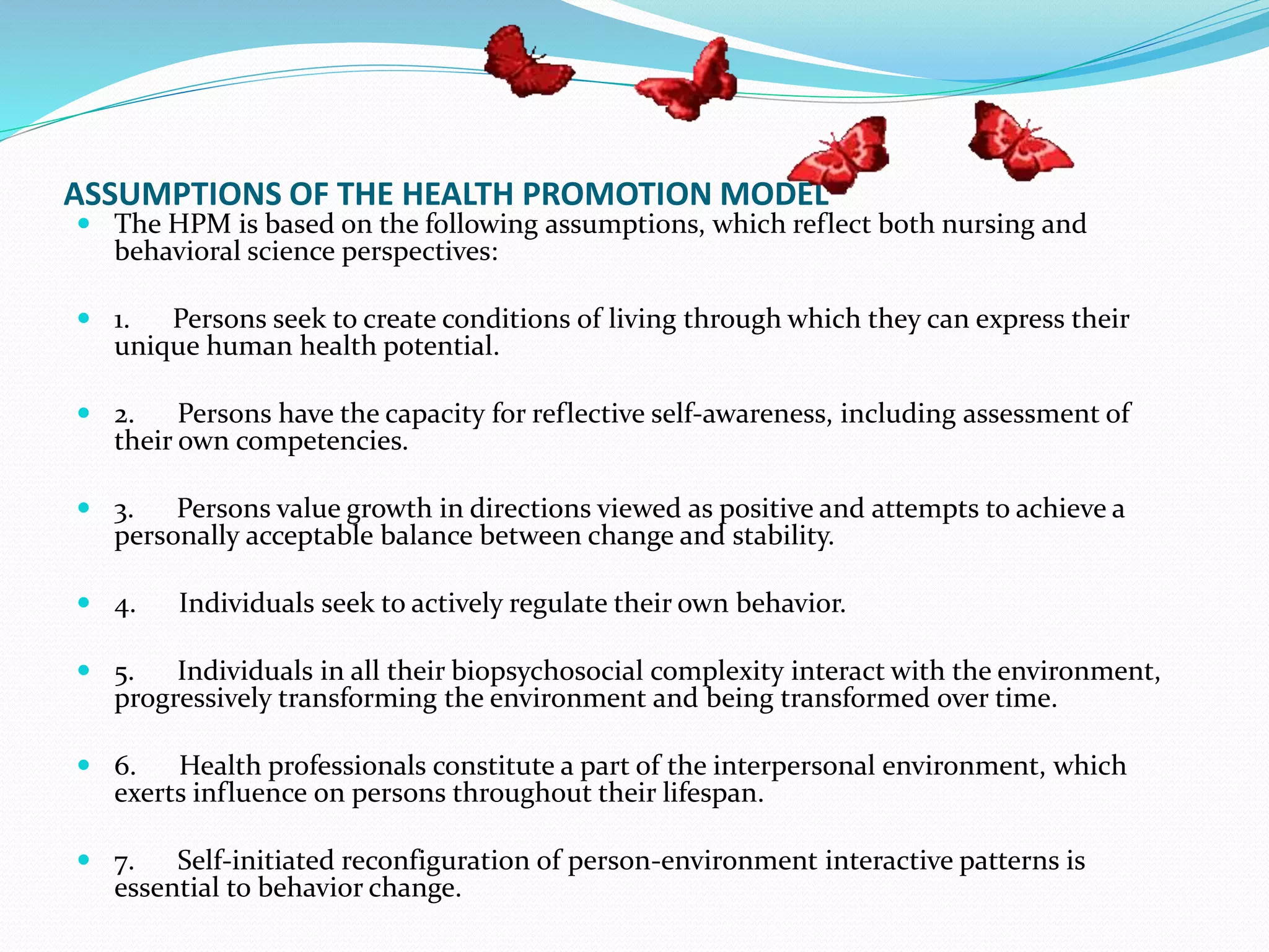 Health promotion model | PPTX