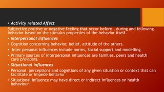Health promotion model and Health Belief model | PPTX