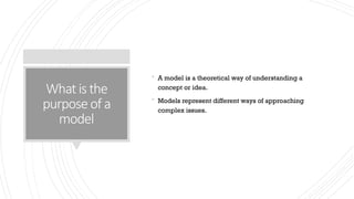 Health Promotion Models - A presentation for Student Nurses | PPTX