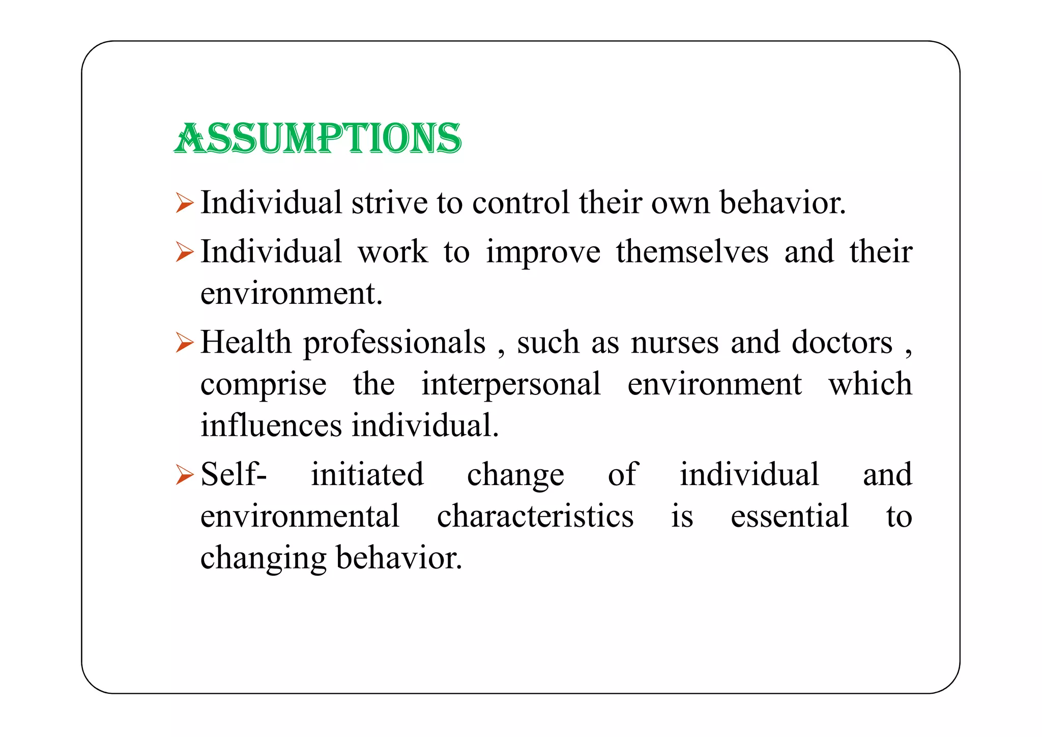 Health Promotion Model | PDF