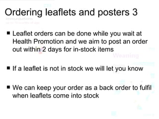 Health promotion resources induction gf 12 04-11a | PPT