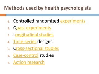 Health psych | PPTX