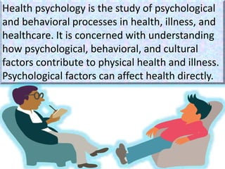 Health Psychology | PPTX