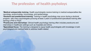 Health psychology introduction ppts stud | PPTX