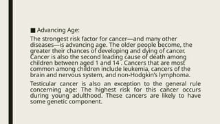 Cancer health psychology presentation pptsssssss | PPTX