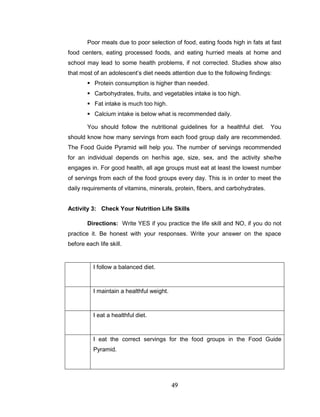 K TO 12 GRADE 7 LEARNING MODULE IN HEALTH (Q1-Q2) | PDF