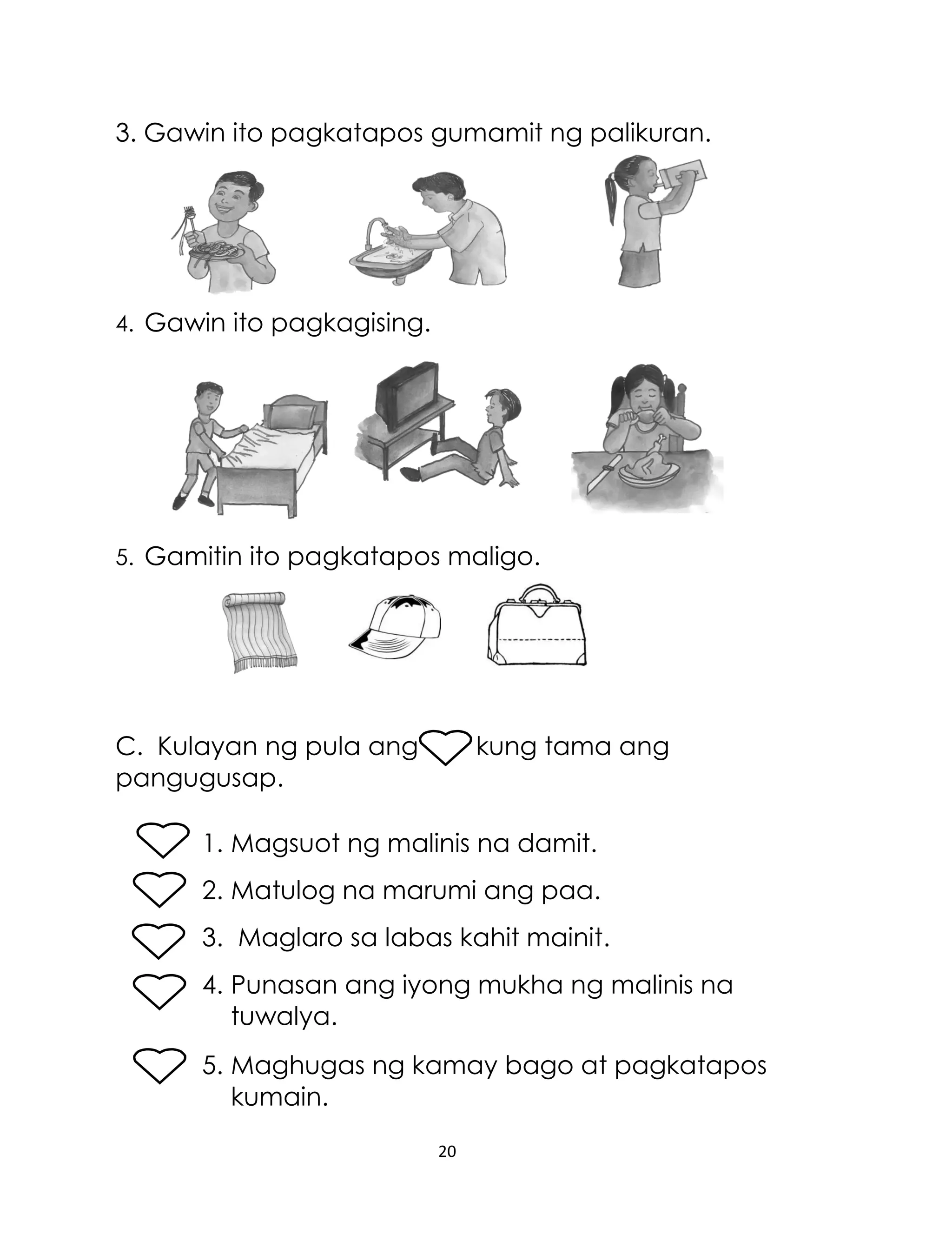 K TO 12 GRADE 1 LEARNING MATERIAL IN HEALTH (Q1-Q2) | PDF