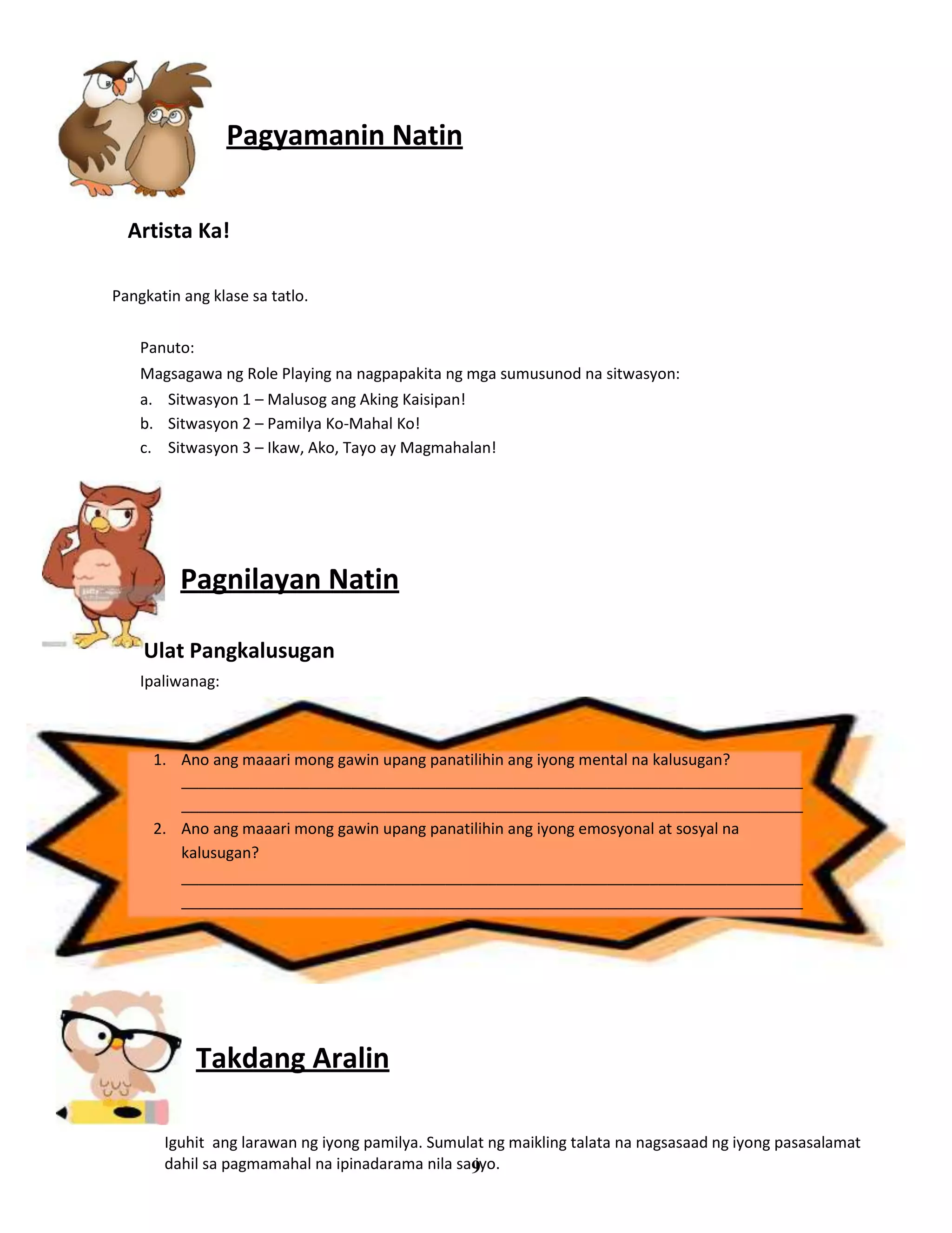 K TO 12 GRADE 5 LEARNER’S MATERIAL IN HEALTH (Q1-Q4) | PDF