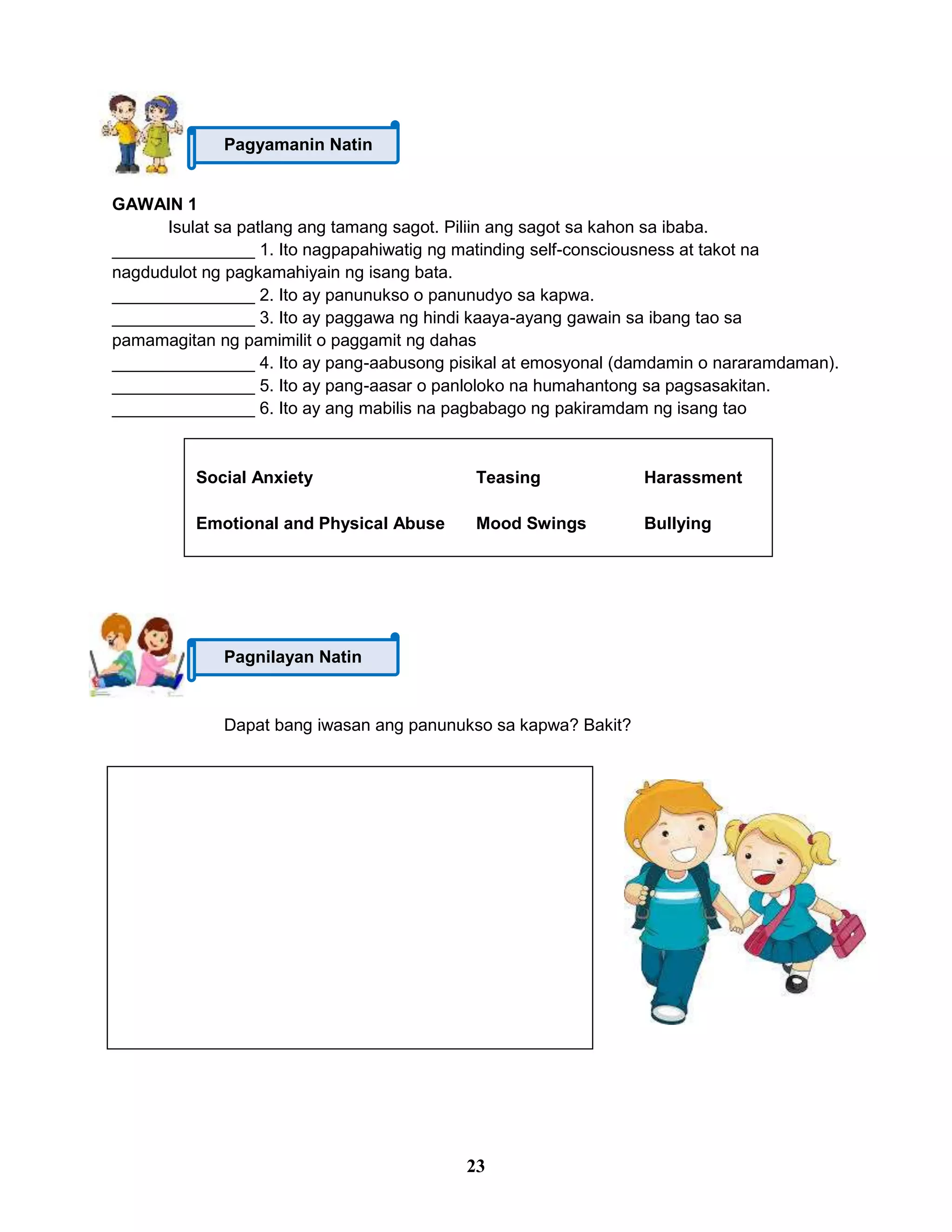 K TO 12 GRADE 5 LEARNER’S MATERIAL IN HEALTH (Q1-Q4) | PDF