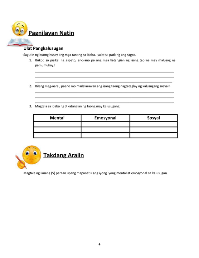 K TO 12 GRADE 5 LEARNER’S MATERIAL IN HEALTH (Q1-Q4) | PDF