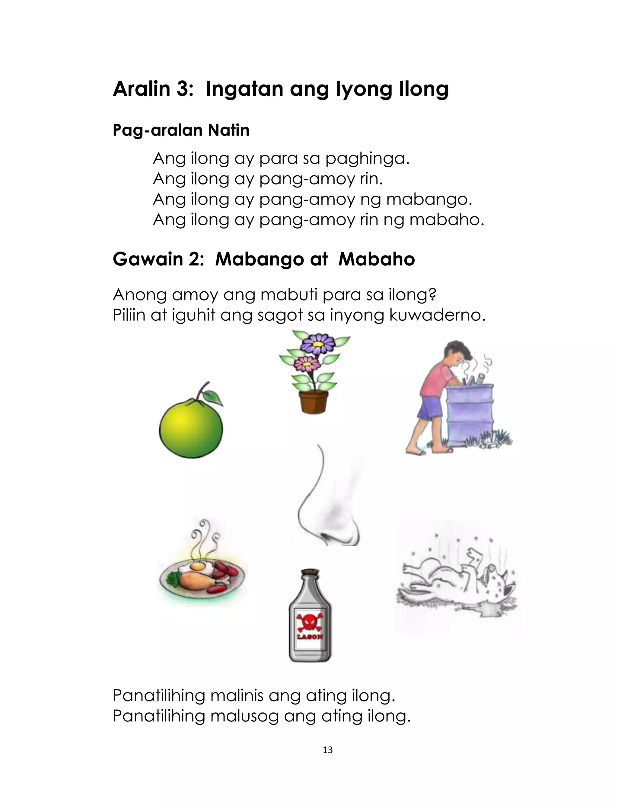 K TO 12 GRADE 1 LEARNING MATERIAL IN HEALTH (Q3-Q4) | PDF