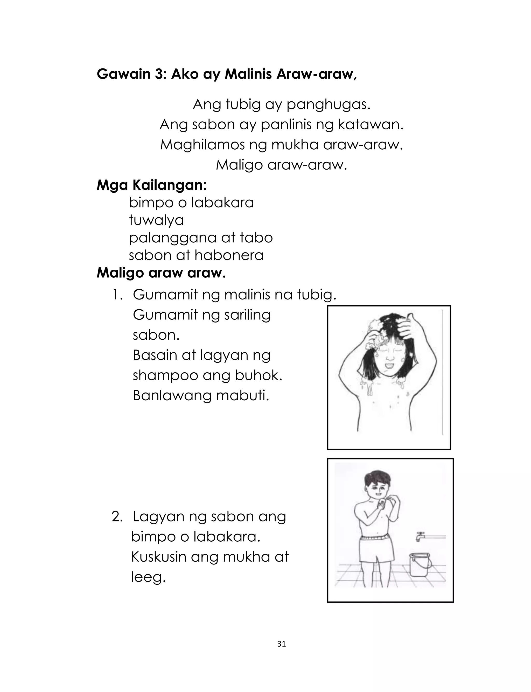K TO 12 GRADE 1 LEARNING MATERIAL IN HEALTH (Q3-Q4) | PDF