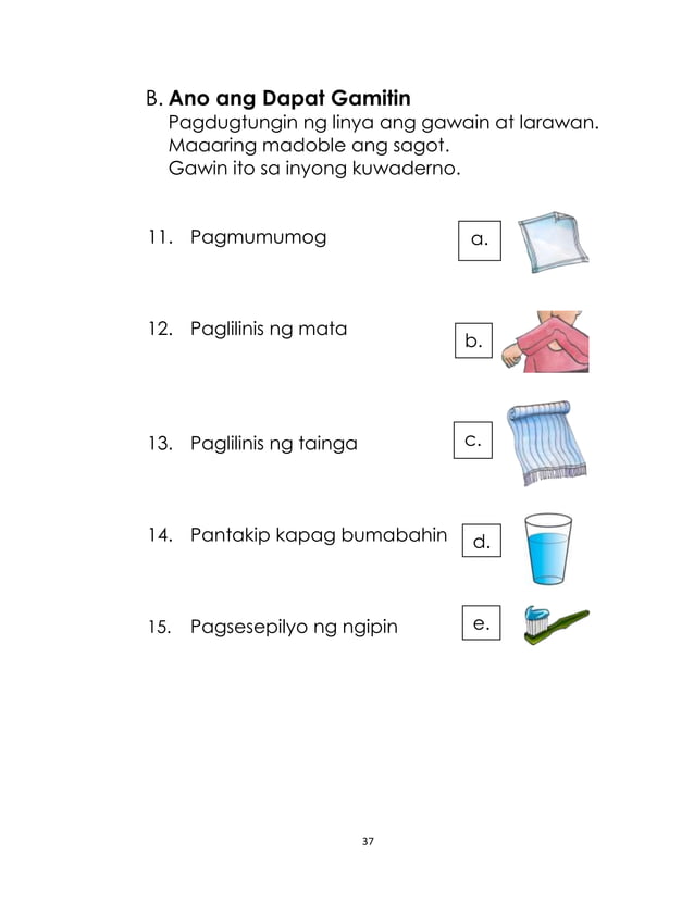 K TO 12 GRADE 1 LEARNING MATERIAL IN HEALTH (Q3-Q4) | PDF
