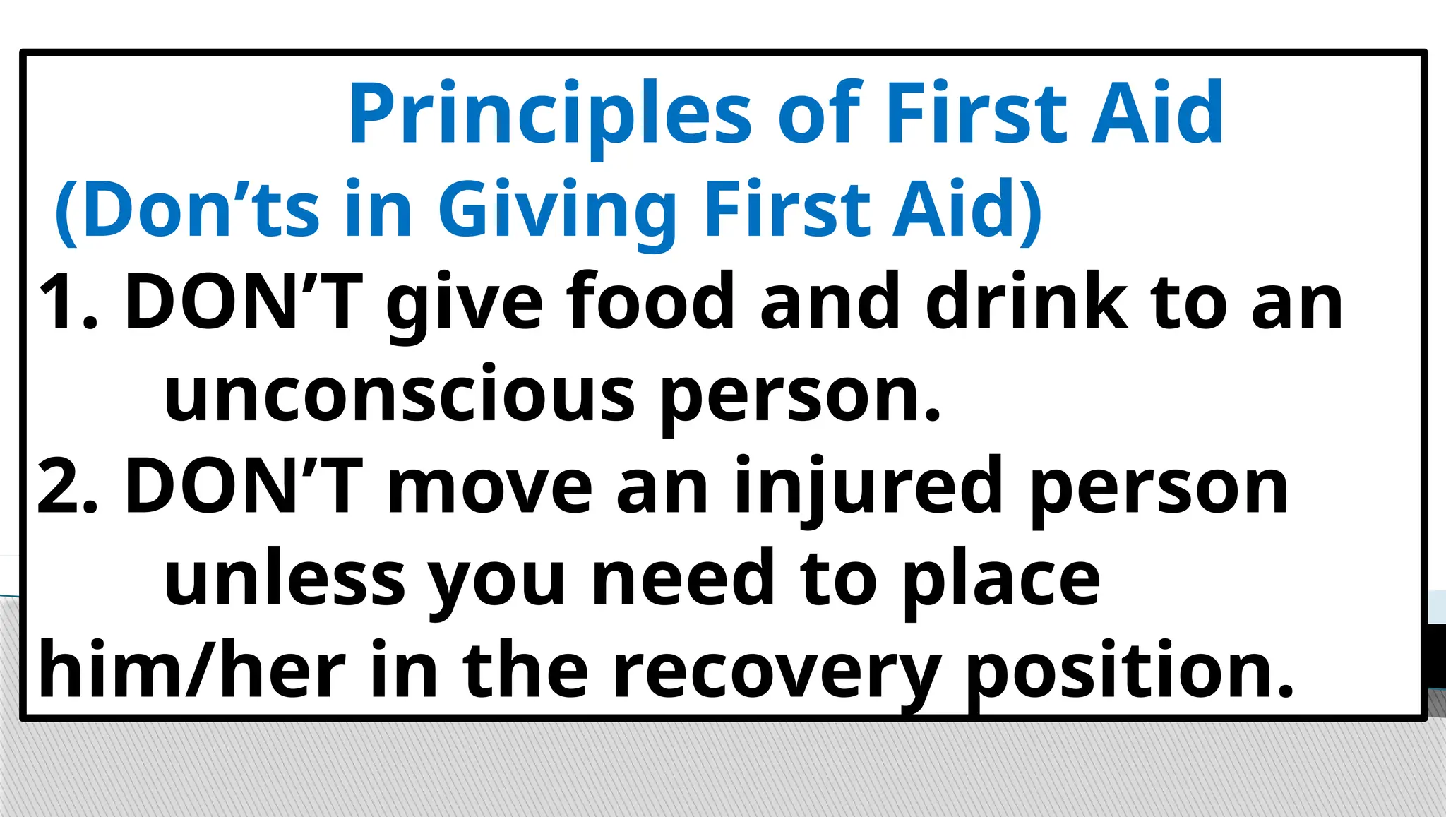 HEALTH Q3 LESSON 1-2 UNINTENTIONAL INJURYFIRST AID.pptx