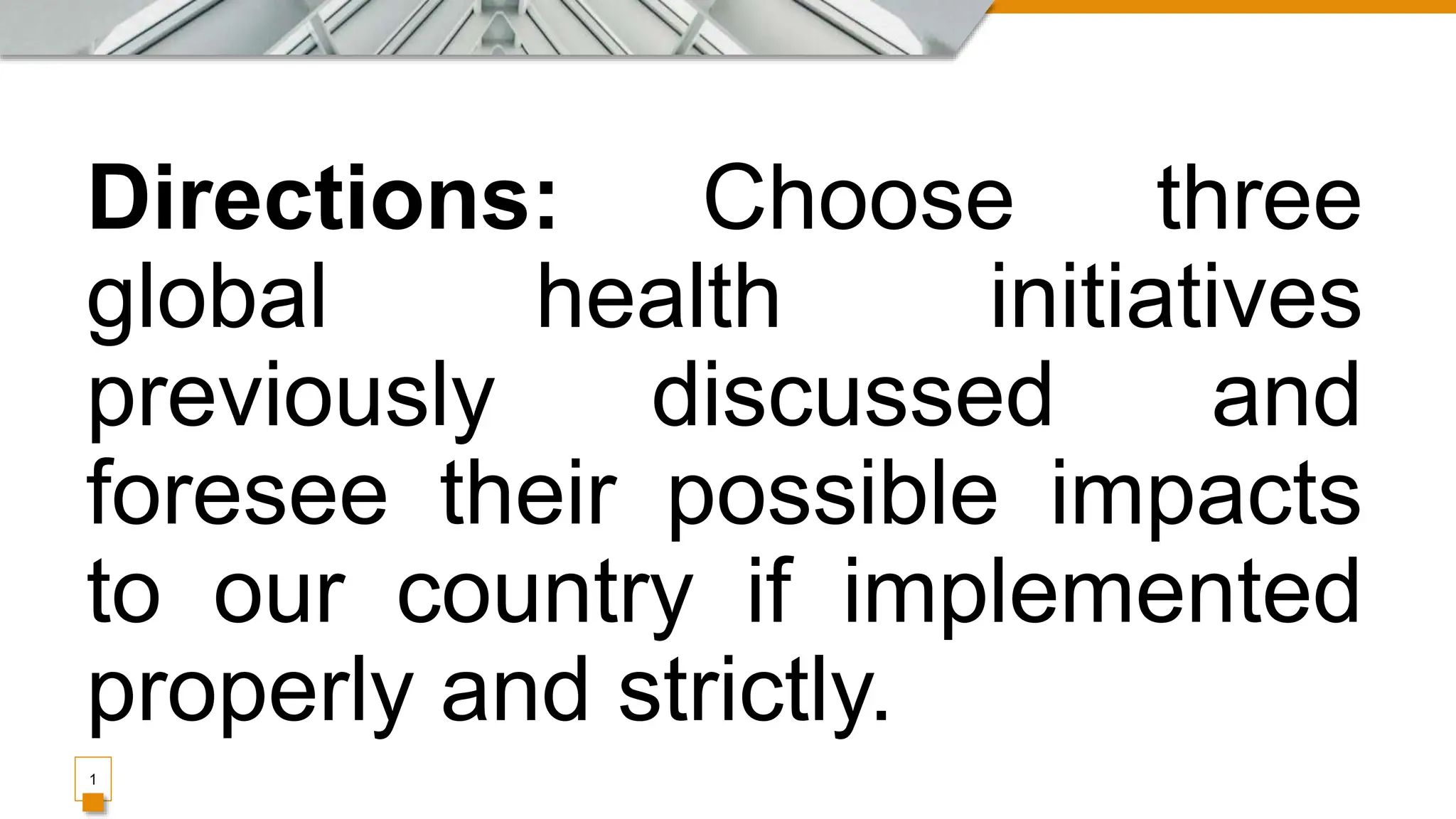 Health 10 Quarter 3 – Module 2: Positive Impact of Global Health ...