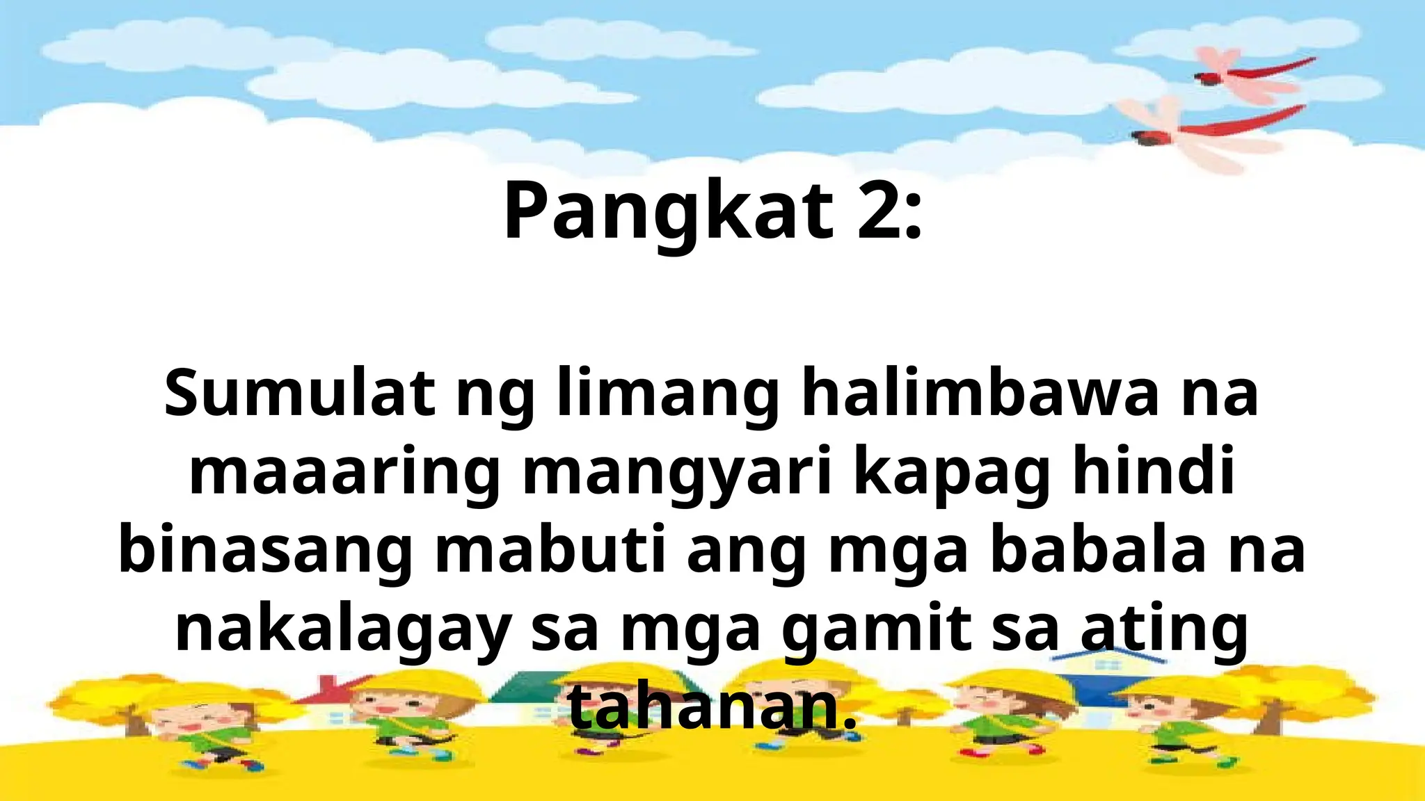 Grade Two Health Mga Babala na Makikita sa Tahanan | PPTX