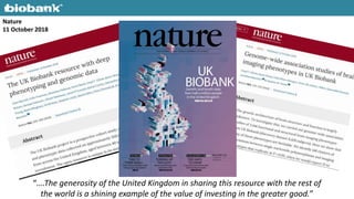 UK Biobank: A Prospective Cohort Epidemiology Study | PPTX