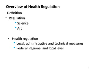 Health system and Regulation in ethiopia | PPTX