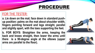 P E 2 - Health related fitness tests 1 | PPTX