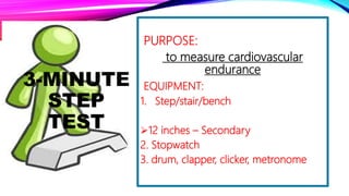 P E 2 - Health related fitness tests 1 | PPTX