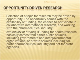 Health research methodology | PPT