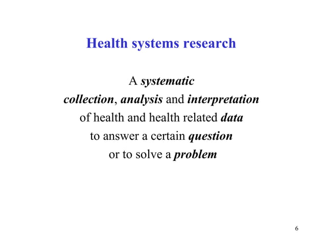 Health research methods | PPT