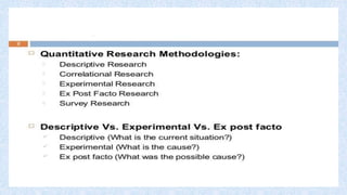 Research methods in health psychology | PPTX