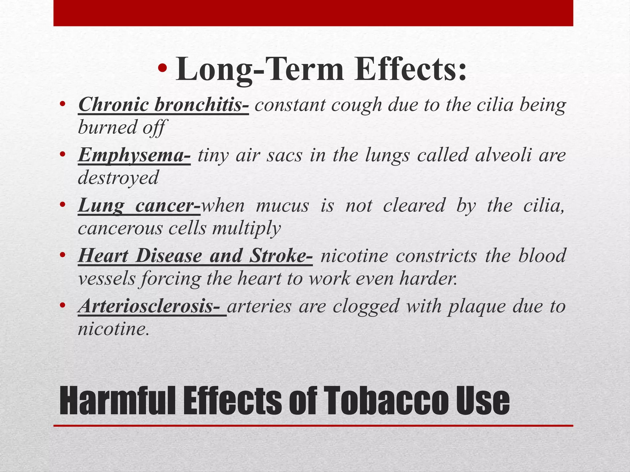 Health risks of tobacco lesson 1 textbook | PPTX | Illegal Drugs ...