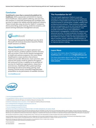 HealthSaaS Delivers Cognitive Patient Monitoring with the Intel Health ...