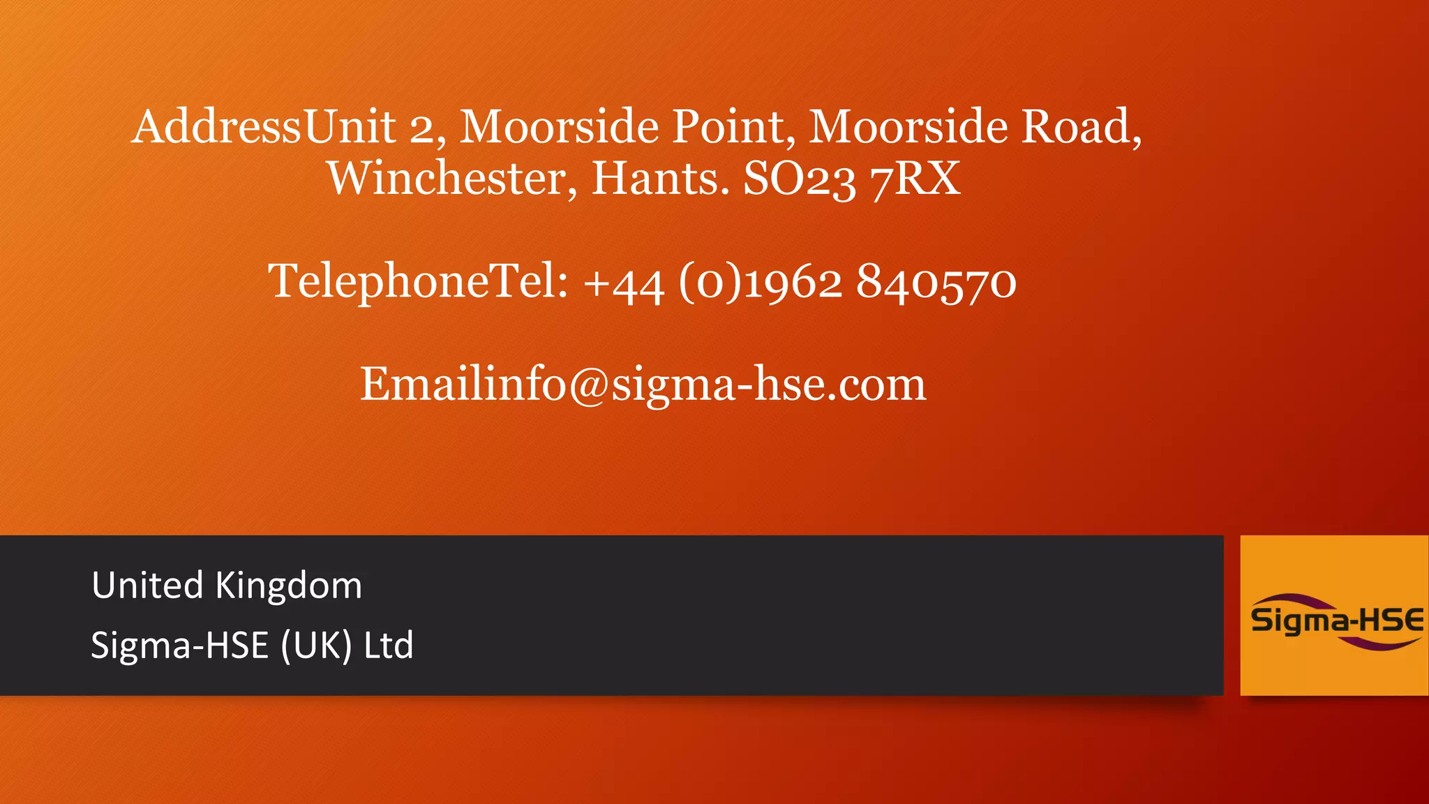 Sigma-Hse - Dust Explosion Seminars - FAQ | PPTX