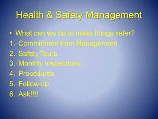 Health & safety awareness course | PPT