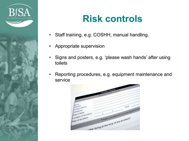 Health & Safety in a Spa and Salon | PPTX