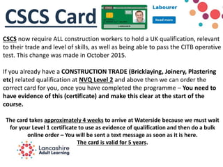 Health & Safety in Construction - Induction online | PPTX