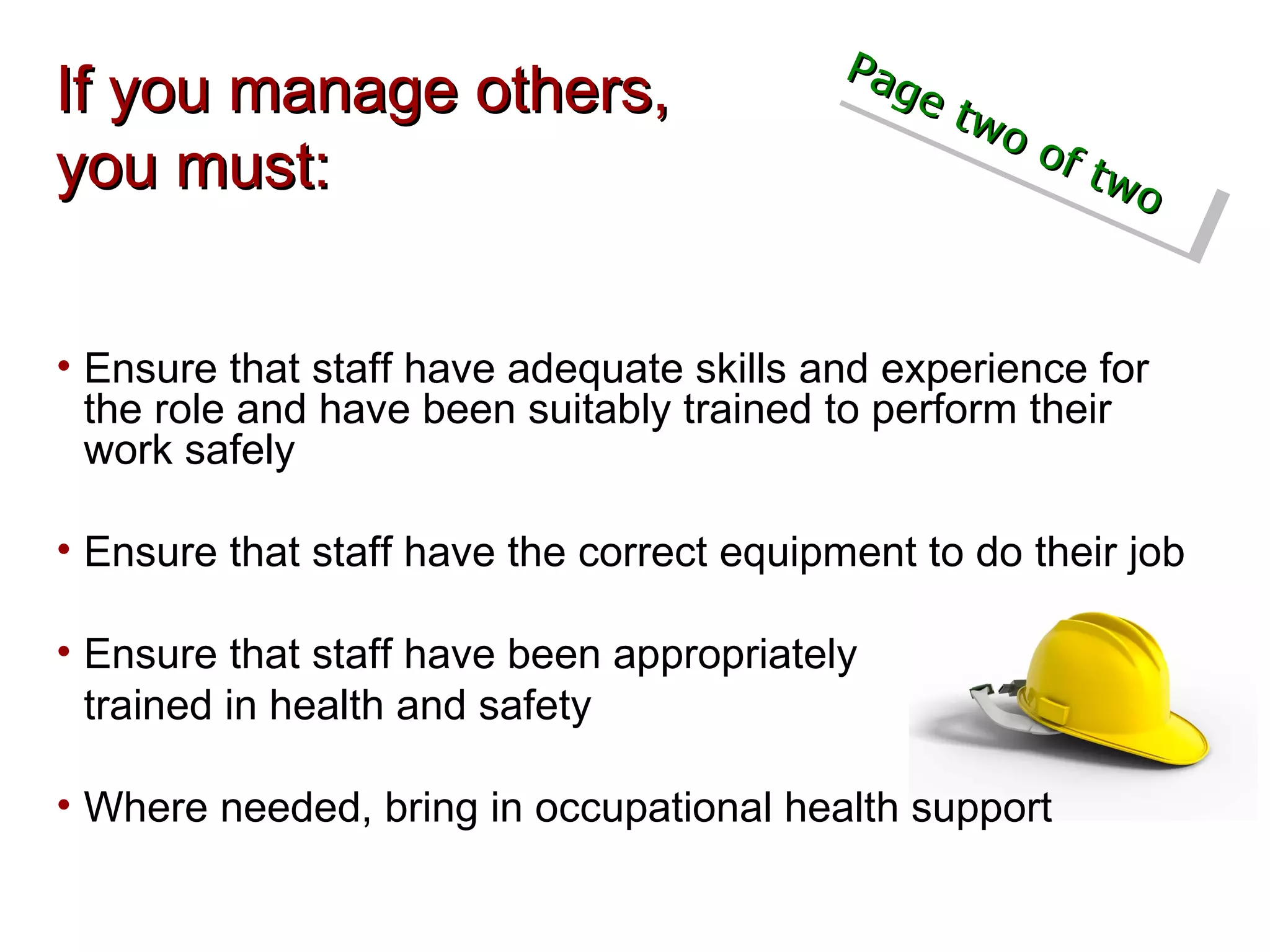 Health safety induction_overview | PPT