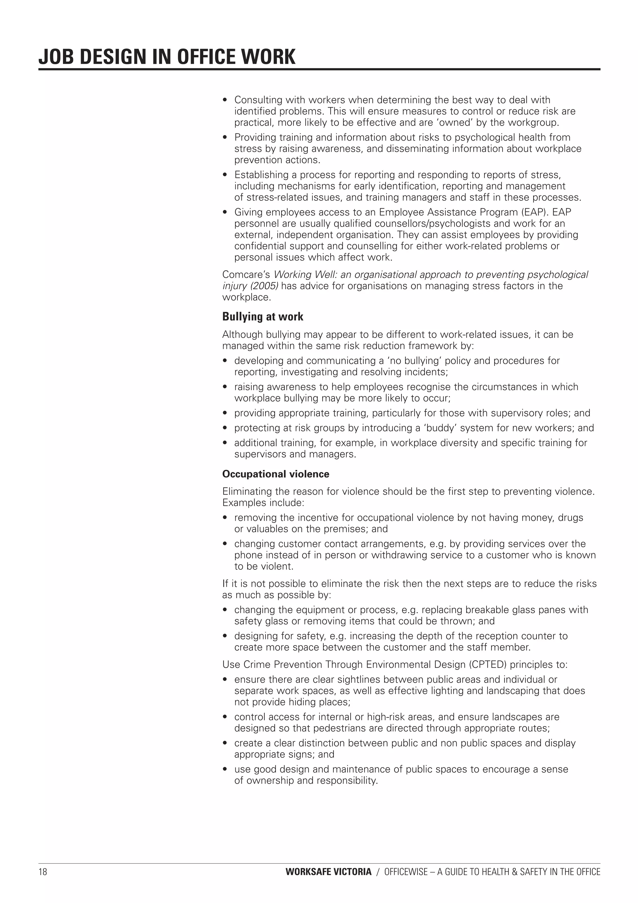 Officewise - A guide to health and safety in the office - WorkSafe ...