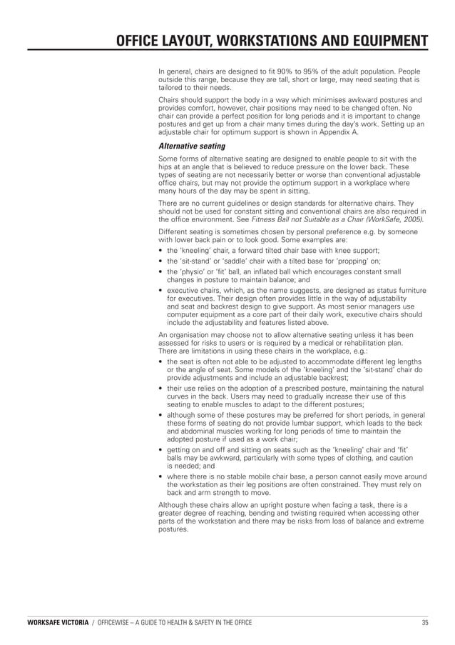 Officewise - A guide to health and safety in the office - WorkSafe ...