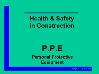 Health and safety ppe | PPTX