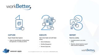 Weever Apps Health & safety Presentation jul16- smaller | PPT