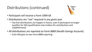 Health Savings Accounts (HSA's) - Some Interesting Facts | PPT